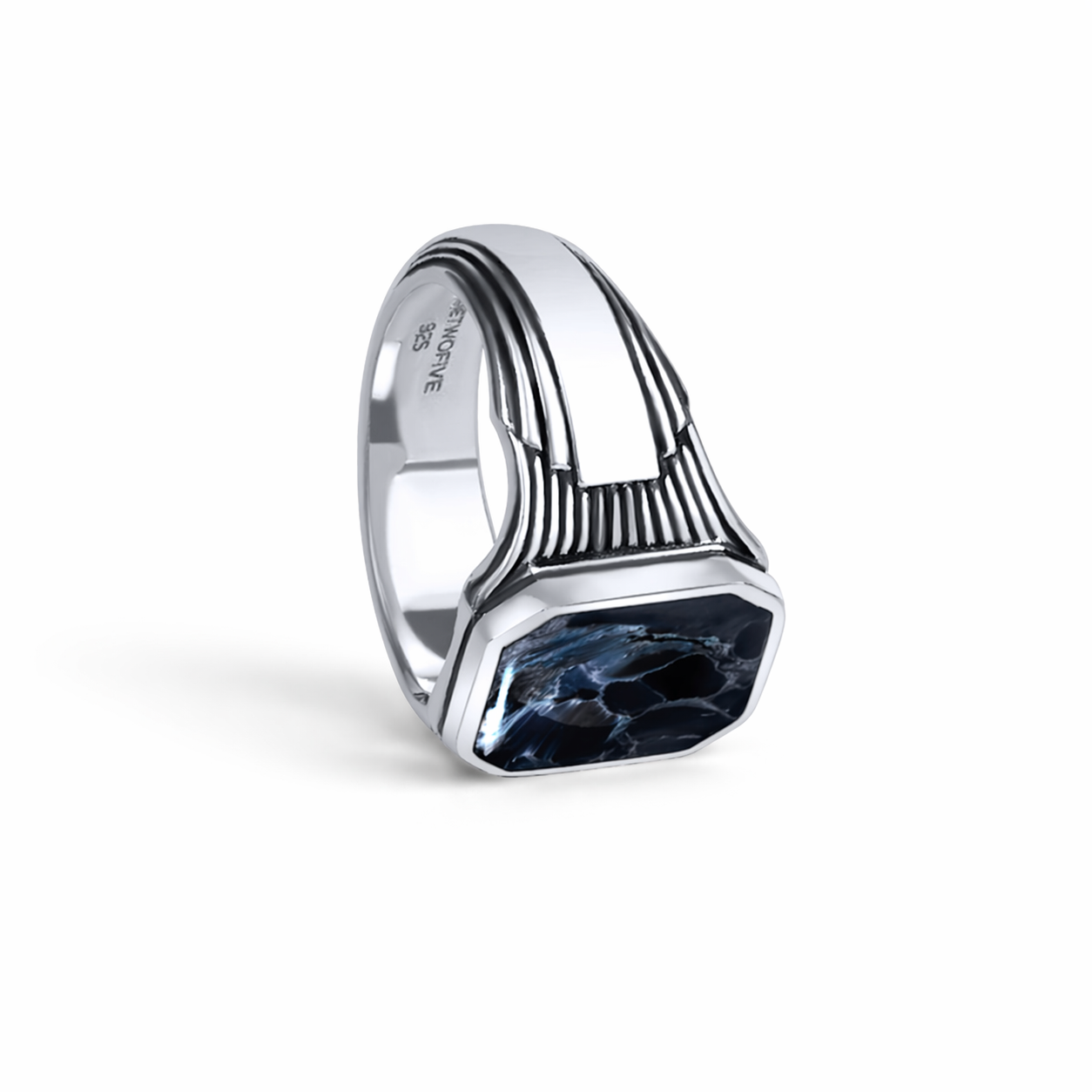Men's Silver Signet Rings - Solid 925 Silver | Free Engraving
