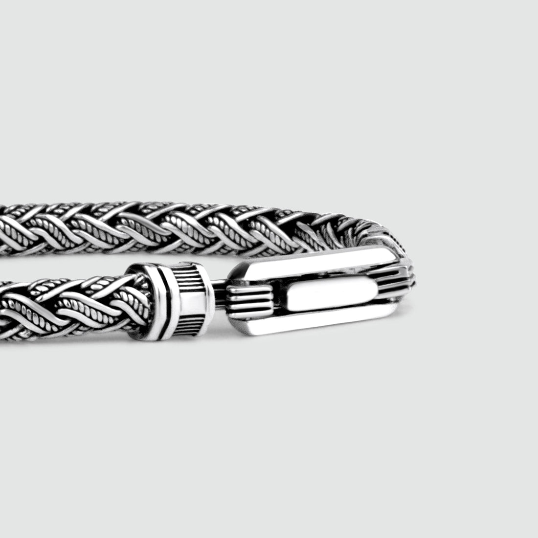 Men's Sterling Silver Hexagon Bracelet - Rasim | NineTwoFive