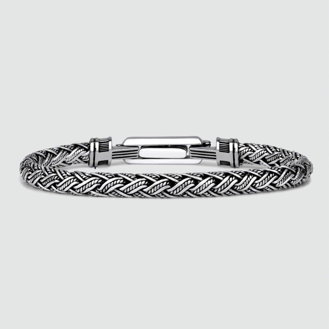 Men's Sterling Silver Hexagon Bracelet - Rasim | NineTwoFive